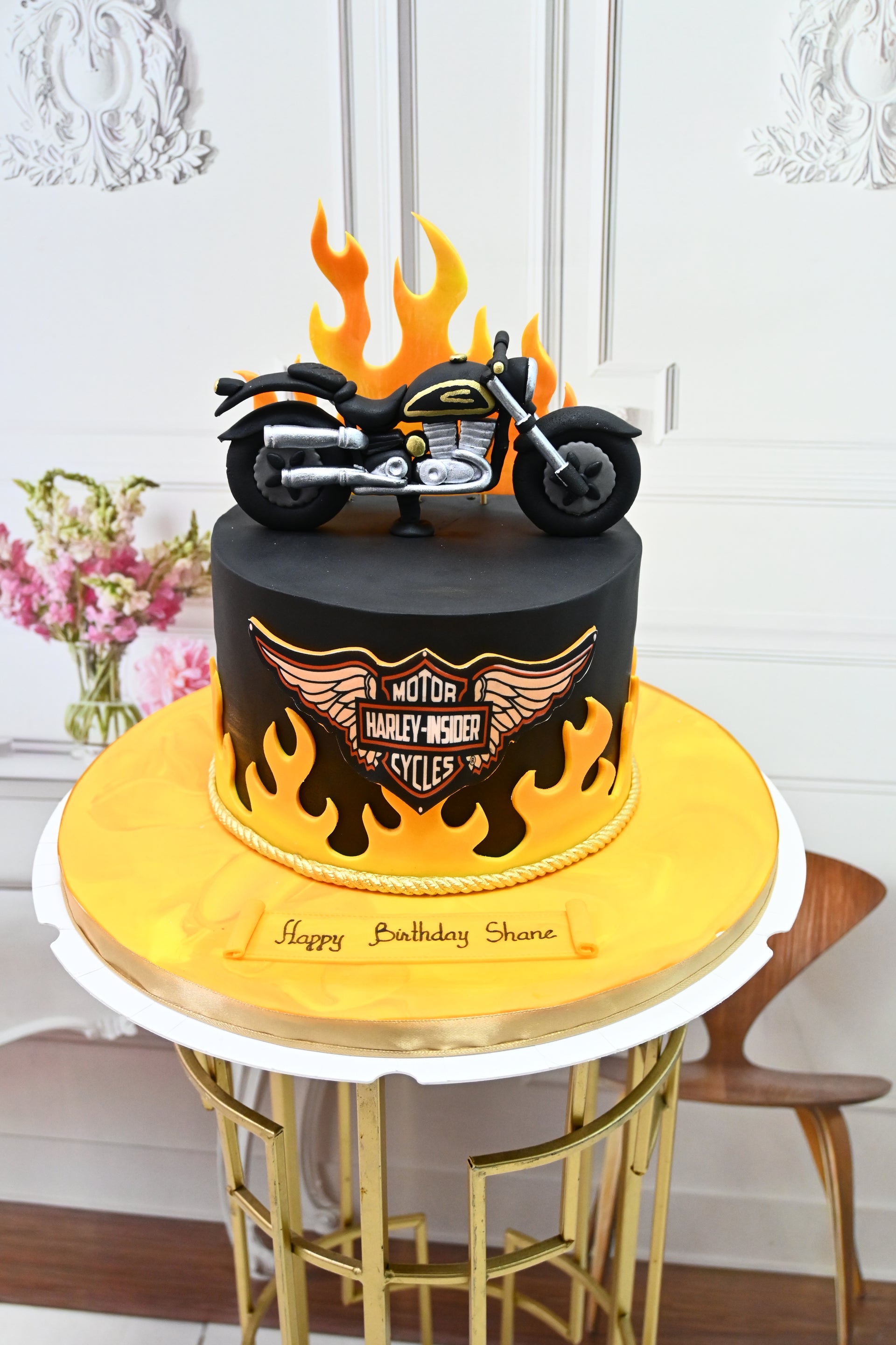 Harley Davidson Happy Birthday Cake Careful With That Axe, Eugene: My